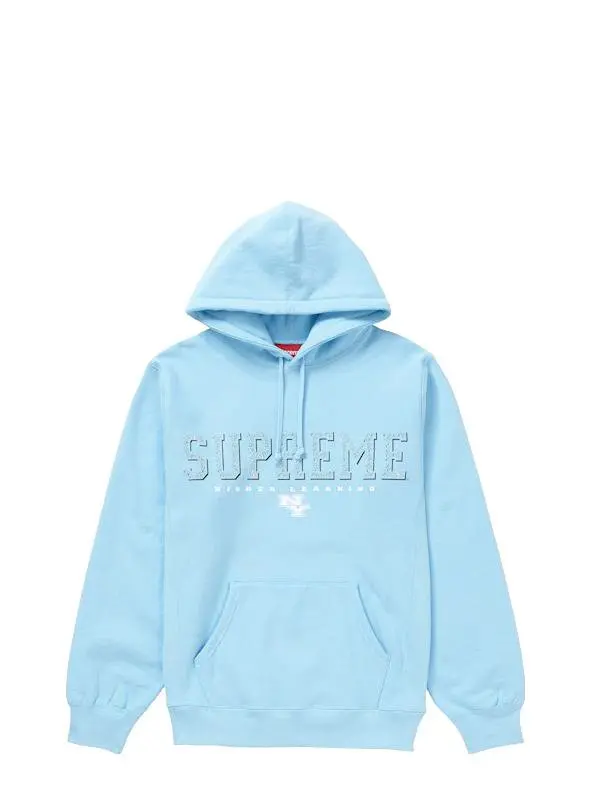 Supreme Gems Hooded Sweatshirt - Ice Blue