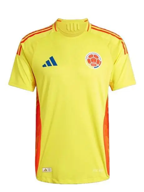Adidas Colombia 2024 Home Authentic Jersey - Impact Yellow