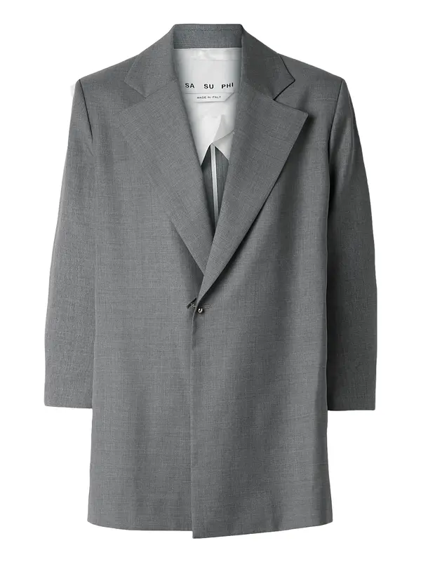Sasuphi Benni Wool Blazer - Gray
