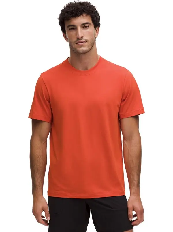 Lululemon Zeroed In Short-sleeve Shirt - Sunburst Orange
