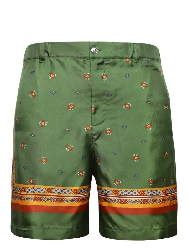 Nick Fouquet Silk Shorts - Green