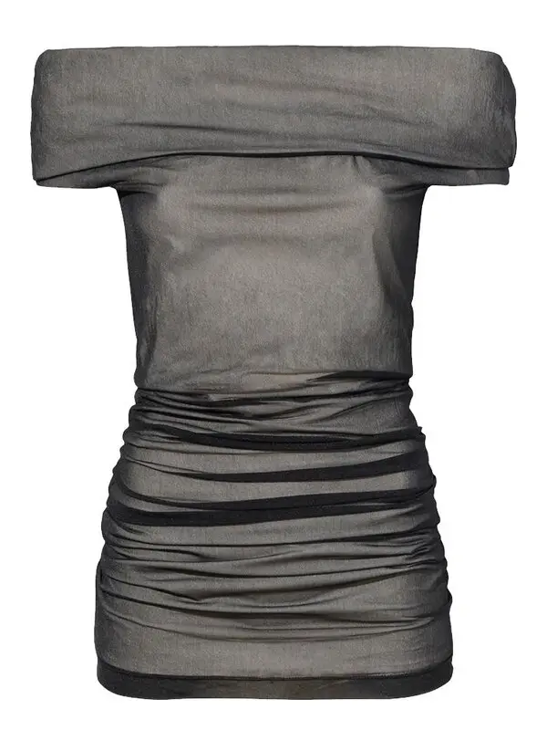 Proenza Schouler Allegra Off-the-shoulder Top - Black