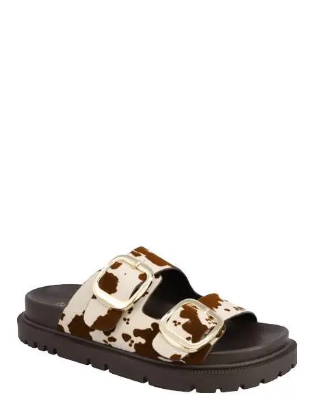 Mia Alttar Slide Sandal - Brown Cow