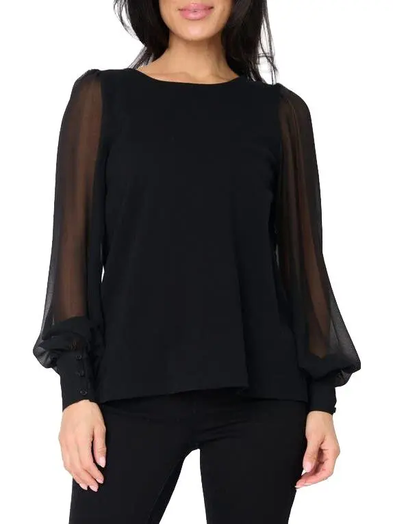 GIBSONLOOK Long Sleeve Top - Black