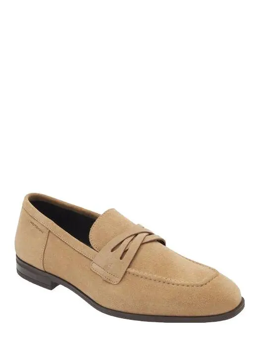 STUART WEITZMAN Simon Crisscross Loafer - Beige