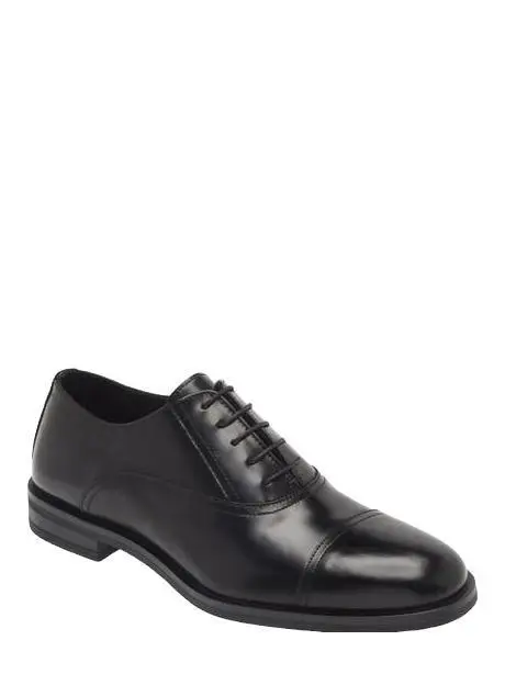 STUART WEITZMAN Club Classic Cap Toe Oxford - Black