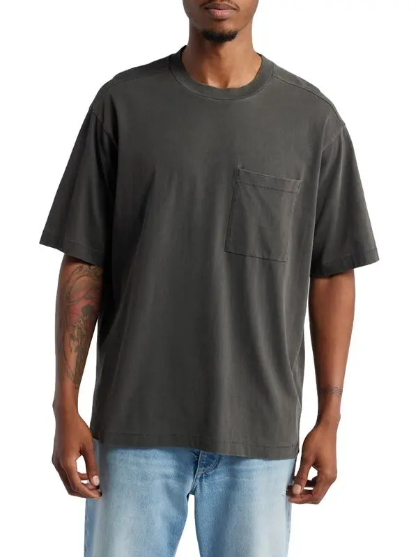 Bp. Washed Oversize Pocket T-shirt - Grey Depths Washed