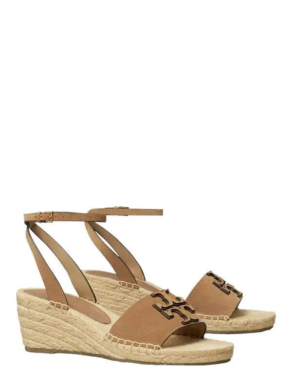 Tory Burch Ines Espadrille Platform Wedge Sandals - Ceramic Taupe