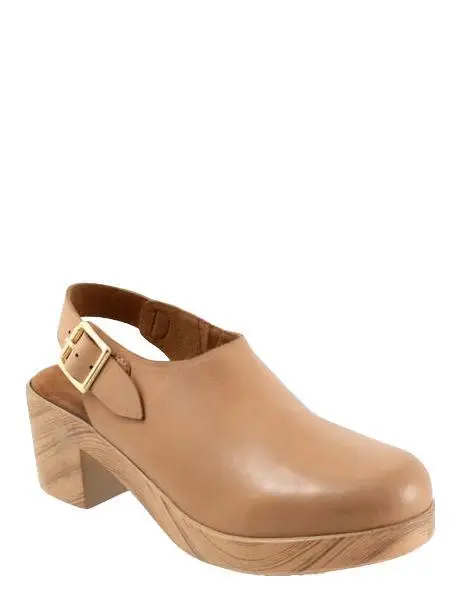 Softwalk Fairbanks Slingback Clog - Tan