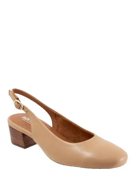 Softwalk Largo Slingback Pumps - Tan