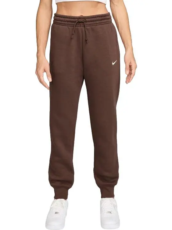 Nike Phoenix Fleece Mid-rise Joggers - Fauna Brown/sail