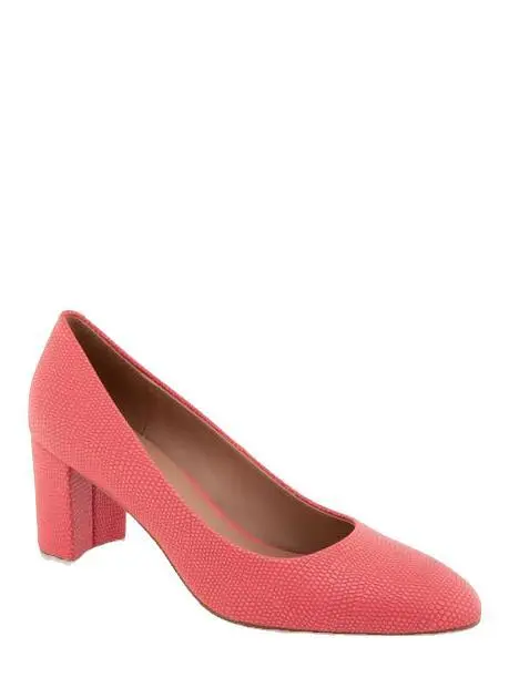 Aerosoles Betsy Pump - Coral Lizard Faux Leather