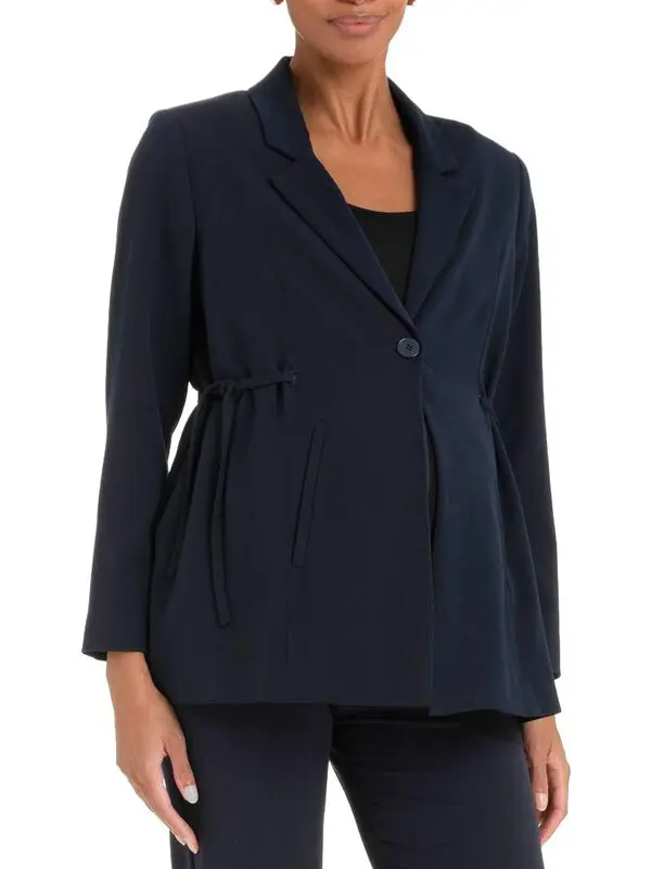 Seraphine Tailored Maternity Blazer - Navy