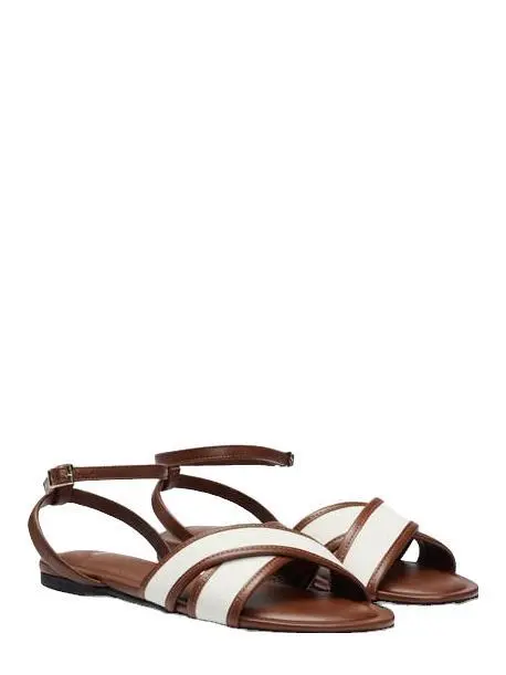 BOSS Millie Lambskin Sandal - Rust