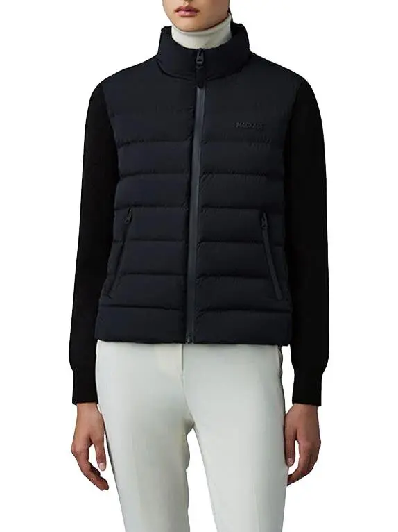 Mackage Oceane City Down Puffer Jacket - Black