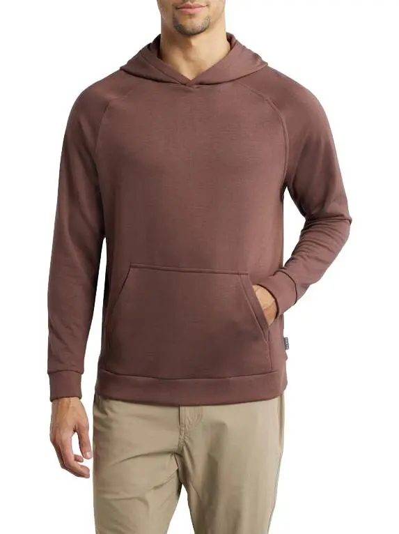FREE FLY Fleece Hoodie - Chestnut