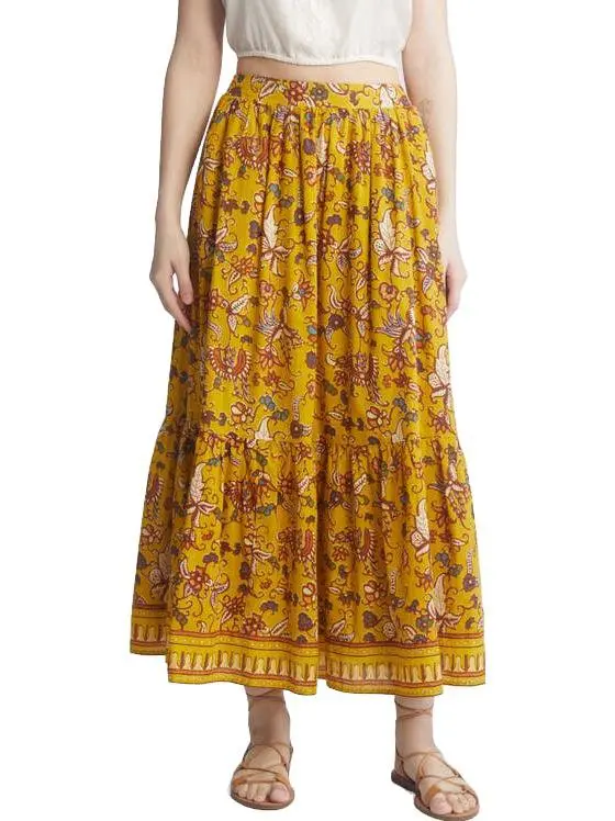 CLEOBELLA Charlene Printed Maxi Skirt - Evora Print
