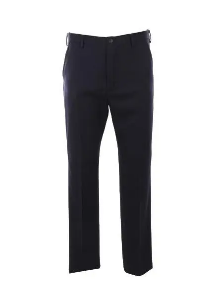 Incotex Slim-fit Wool Gabardine Trousers - Blue