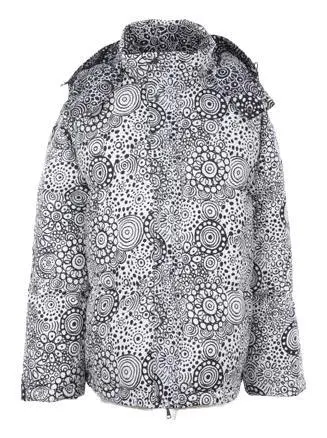 10 CORSO COMO Printed Down Jacket - White