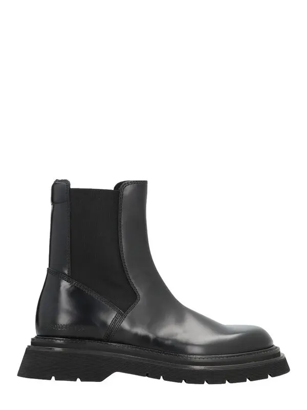 Dsquared2 Leather Chelsea Boots - Black