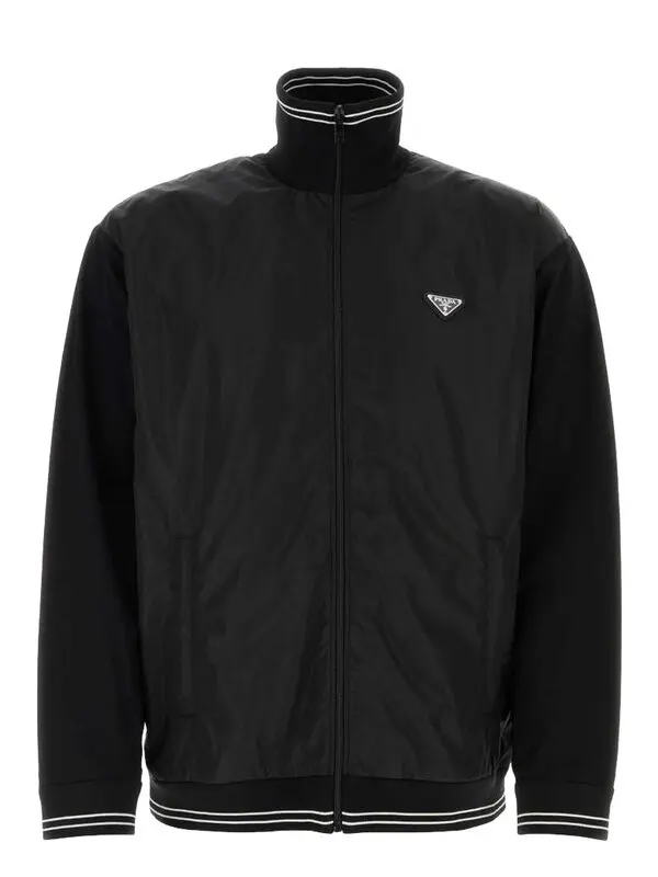 Prada Cotton And Nylon Jacket - Black
