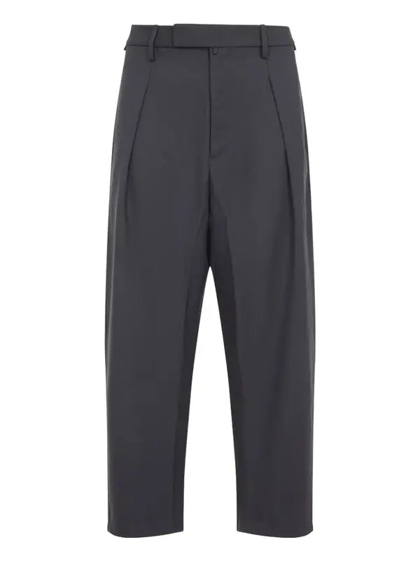 MORDECAI Virgin Wool Sartorial Trousers - Grey