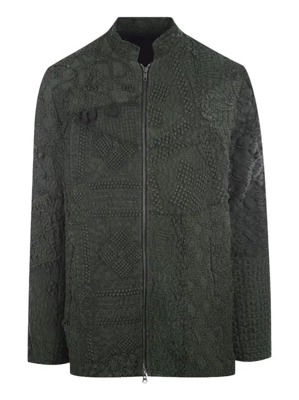 By Walid Crochet Jacket - Green