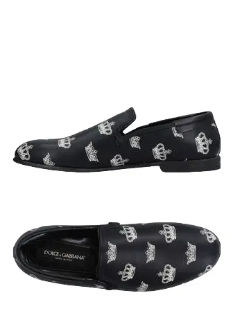 Dolce & Gabbana Calfskin Loafers - Black