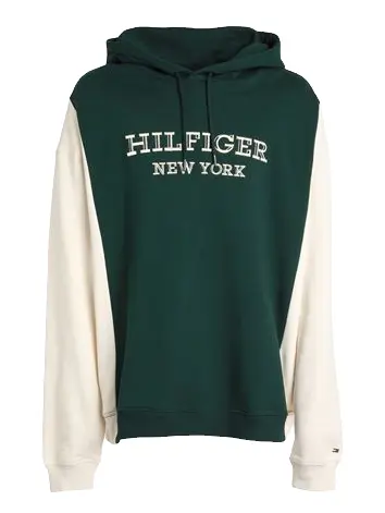 Tommy Hilfiger Sweatshirt In Dark Cotton - Green