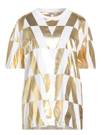 Valentino Garavani Logo-print T-shirt - Gold