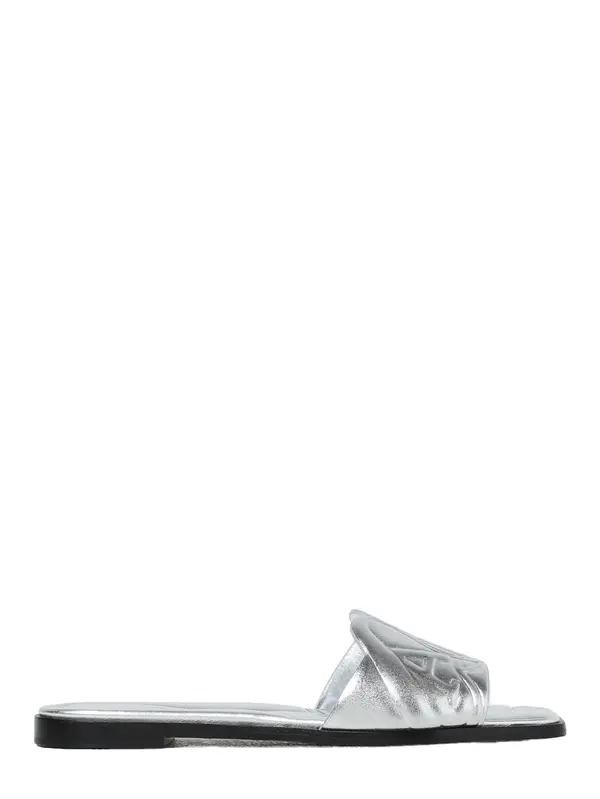 Alexander McQueen Heeled Sandal - Silver
