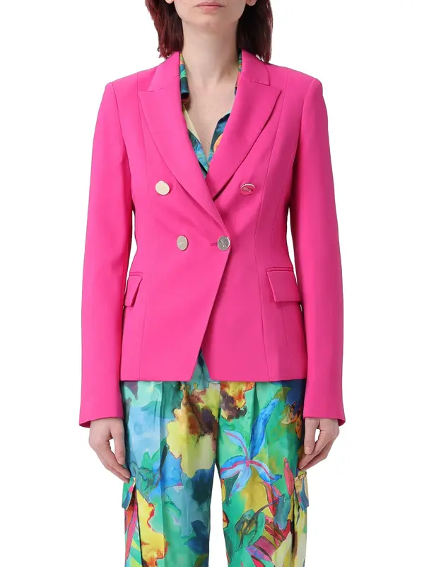 Liu Jo Double Breasted Jacket - Fuchsia