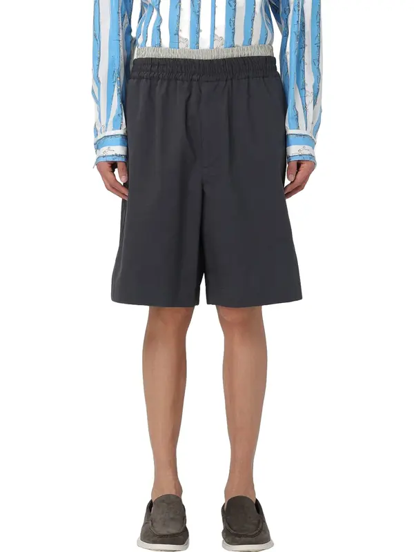 Bottega Veneta Thigh Length Shorts - Charcoal