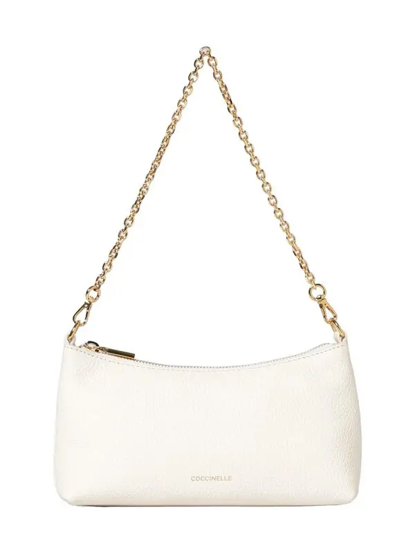 COCCINELLE Metal Chain Mini Bag - Pearl
