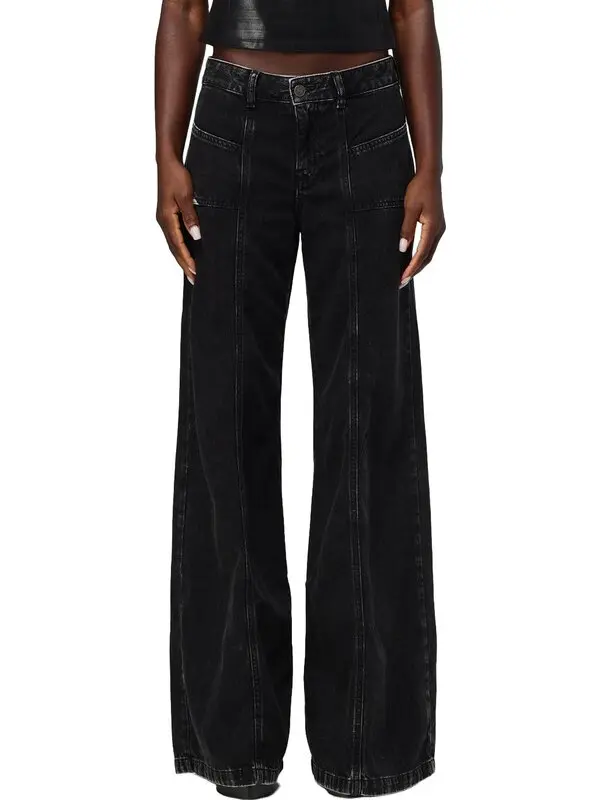 DIESEL Wide Leg Jeans - Black