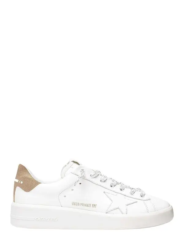 Golden Goose Purestar Low-top Sneakers - White/peach