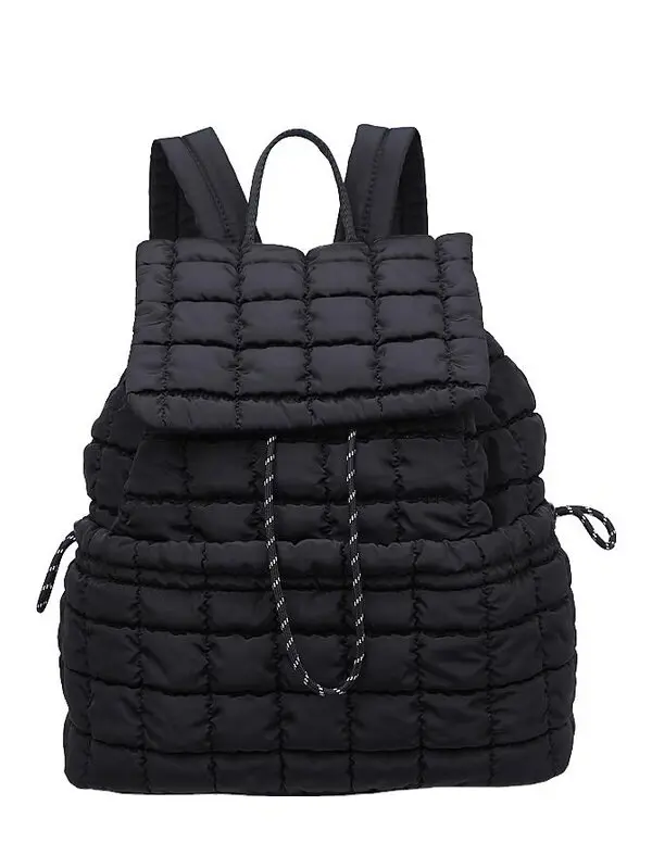 SOL AND SELENE Vitality Puffer Backpack - Black