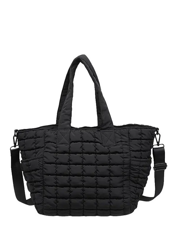 SOL AND SELENE Dreamer Puffer Extra Large Tote - Black