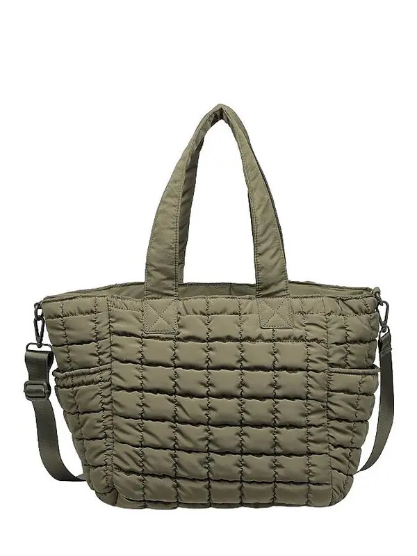 SOL AND SELENE Dreamer Puffer Extra Large Tote - Olive