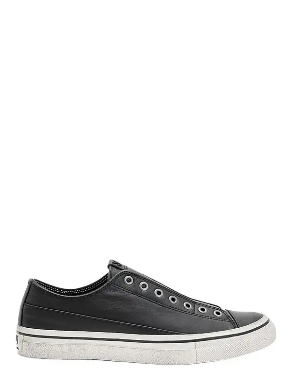John Varvatos Vulc Laceless Slip-on Sneakers - Black