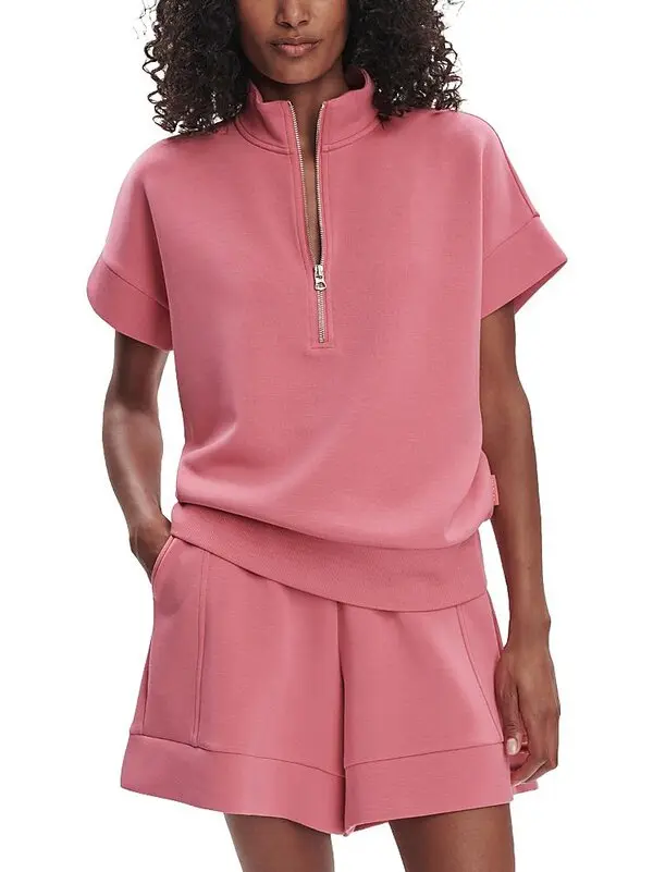 Varley Ritchie Short Sleeve Sweatshirt - Rapture Rose
