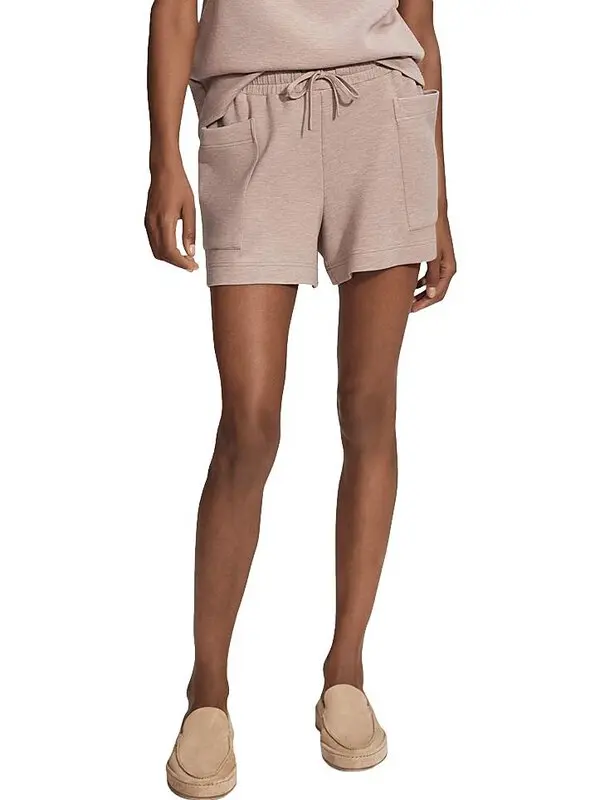 Varley Isabella Mid-rise Shorts - Taupe Marl