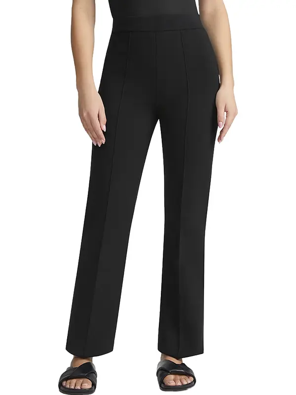 Lafayette 148 New York Foley Flared Leg Pants - Black