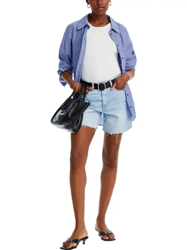 Blanknyc High Rise Denim Cutoff Shorts - Wave Rider