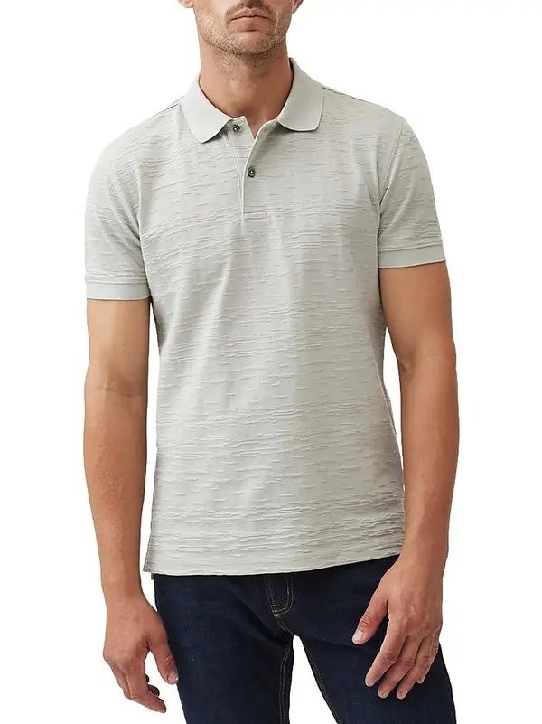 Rodd & Gunn Banks Road Slim Fit Short Sleeve Polo Shirt - Stone