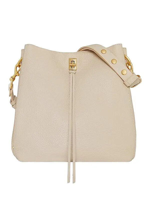 Rebecca Minkoff Darren Leather Shoulder Bag - Stone