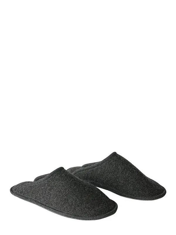 SFERRA Arlo Slip-on Slippers - Smoke