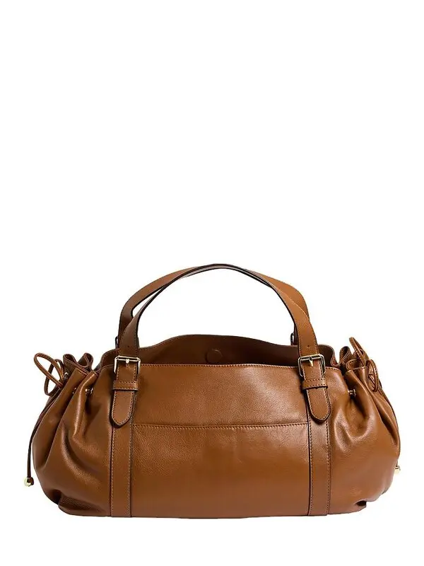 Gerard Darel St. Germain Leather Handbag - Cognac
