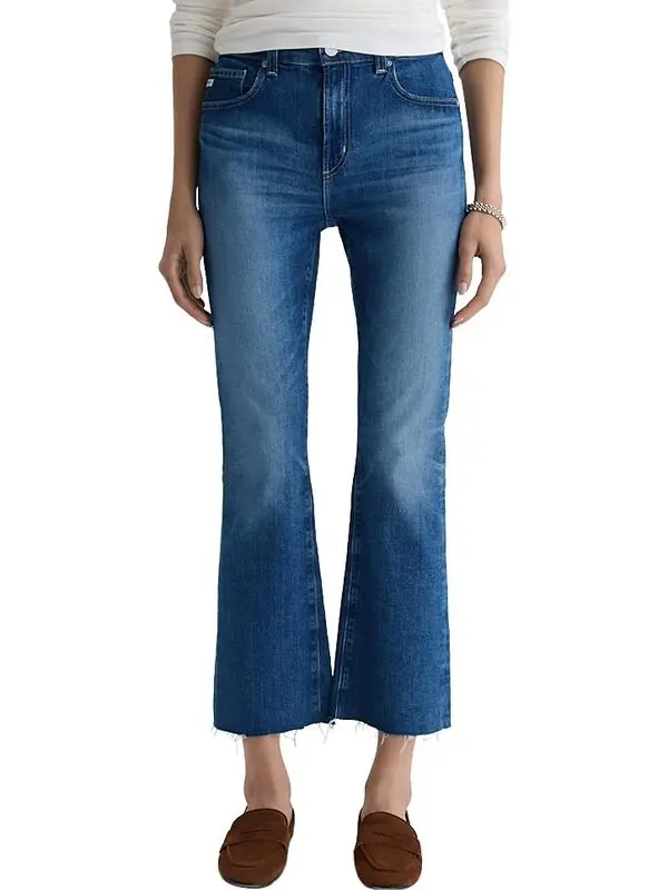 Ag High-rise Flare Ankle Jeans - Owens Valley