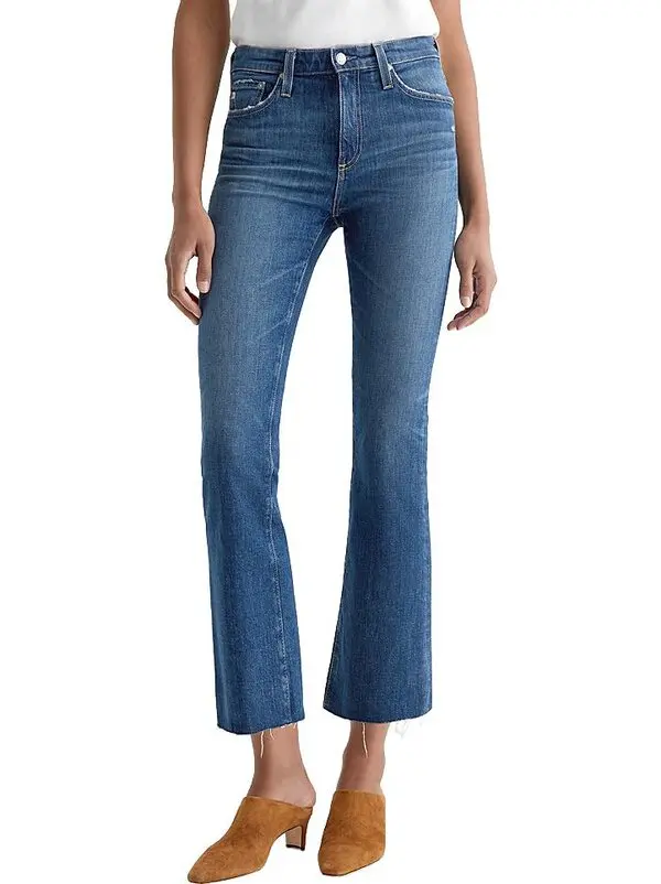 Ag High-rise Flare Ankle Jeans - Years Memory
